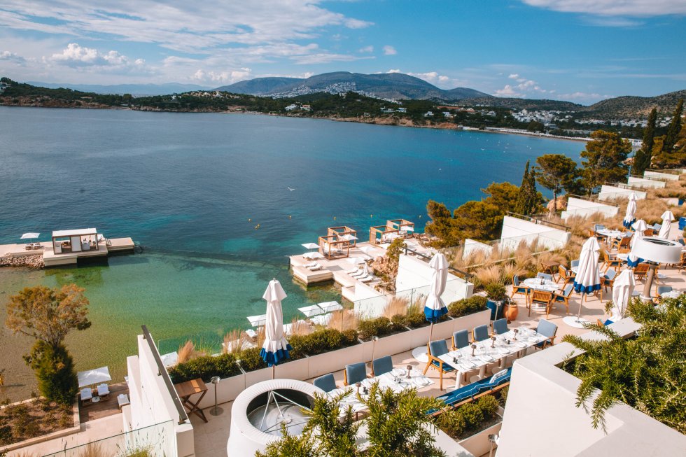 » Sista dagen på Atens Riviera: Bröllopsbrunch, Middag på Ithaki ...